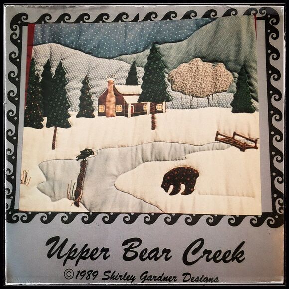 Shirley Gardner | Other | Vintage Bear Winter Scene Quilt Pattern ...